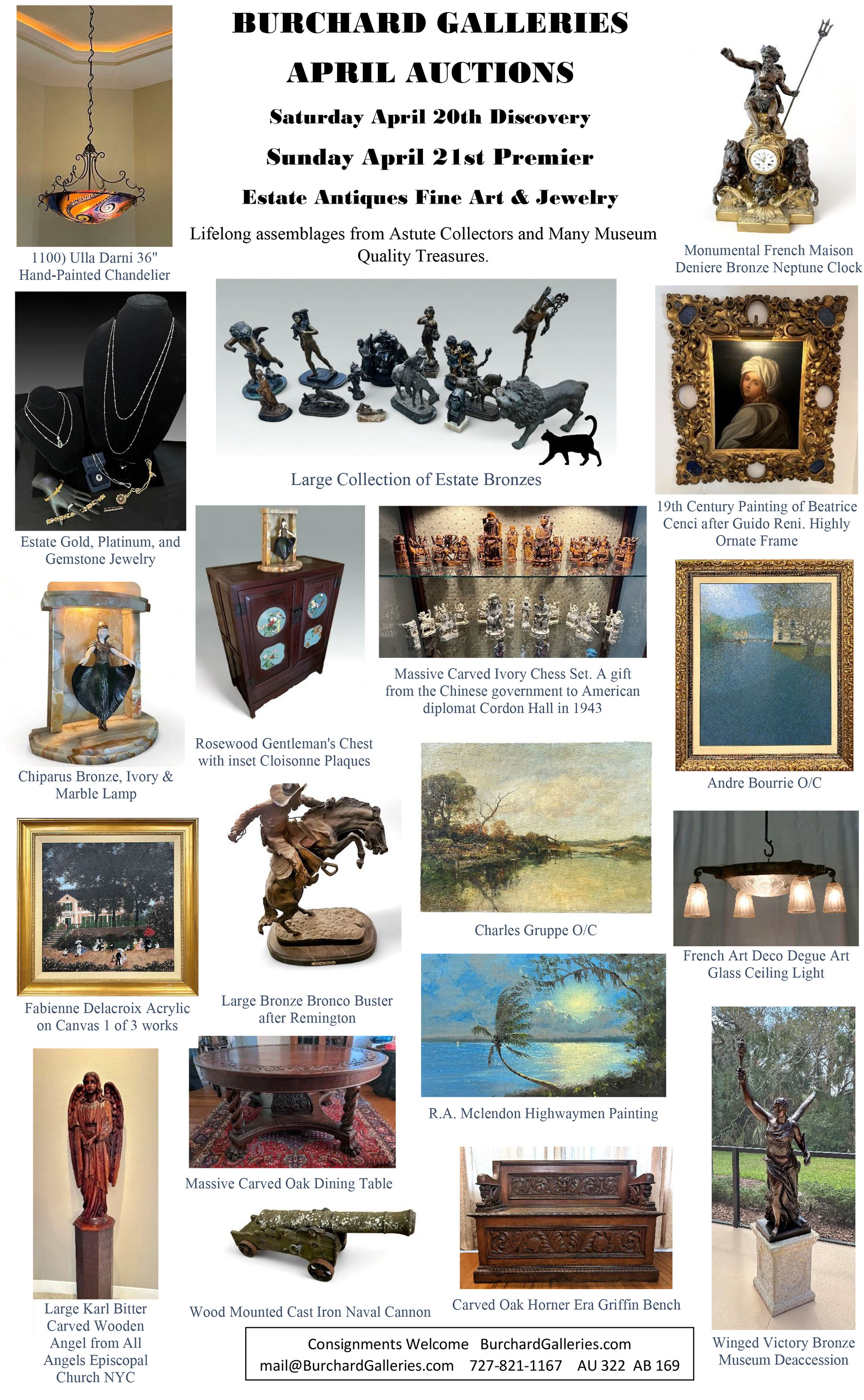 !antique Auction Calendar - Burchard Galleries